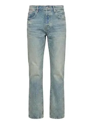 PURPLE BRAND Pinner Coated Vintage Denim Jeans - Ltindigo