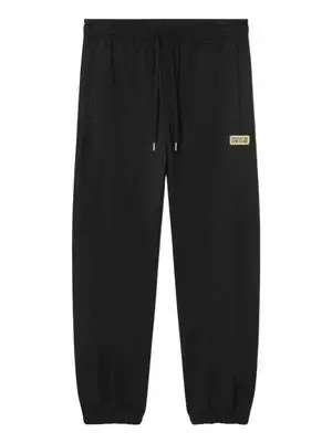 Versace Elastic Waist Track Pants - Black