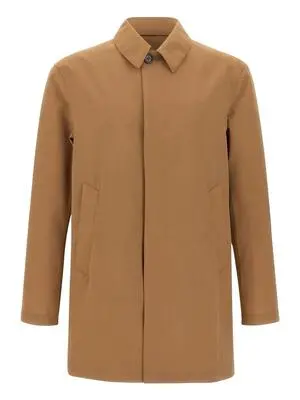 Peuterey Single-breasted Coat - Brown