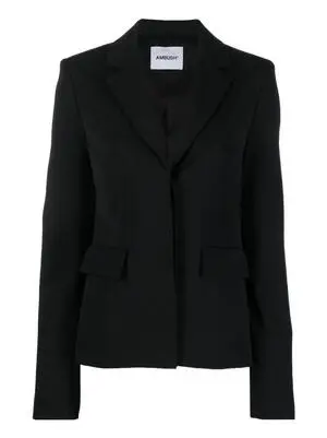 AMBUSH Single-breasted V-neck Blazer - Black