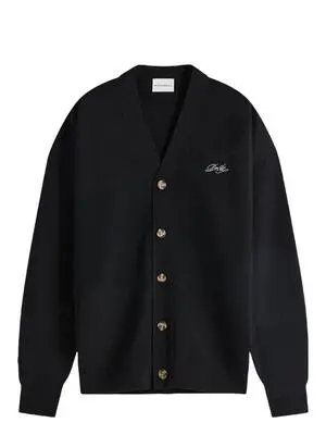 DROLE DE MONSIEUR Drôle De Monsieur Embroidered Knitted Cardigan