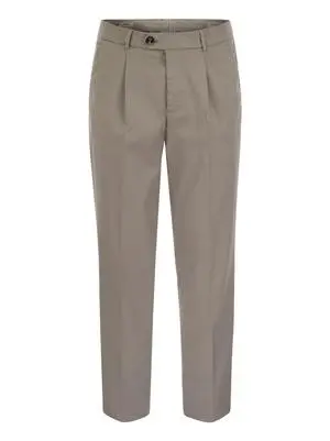 Brunello Cucinelli Pleated Tailored Trousers - Gray