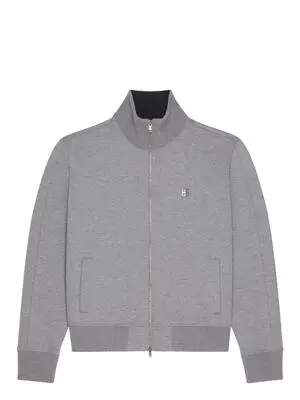 Givenchy 4g Detailed Track Jacket - Gray