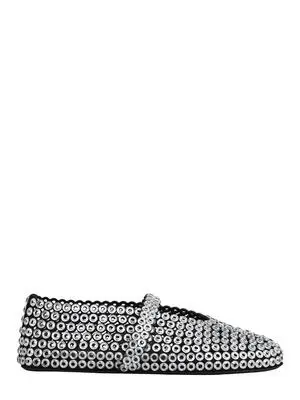 ALAÏA Alaïa Embellished Ballet Flats