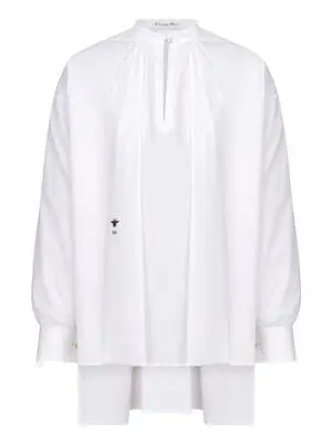 Dior Embroidered Bee Blouse - White