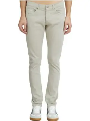 DONDUP Slim Fit Denim Trousers - Nude