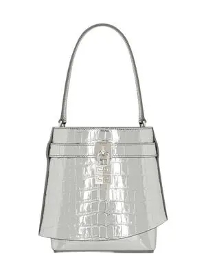 Givenchy Shark Lock Bucket Bag - Light-silver
