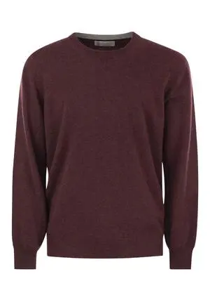 Brunello Cucinelli Crewneck Knitted Jumper - Red