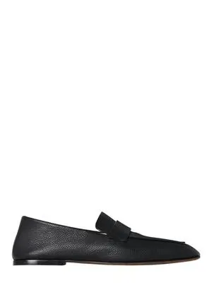 THE ROW The Row Square Toe Loafers Black
