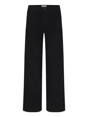 FRAME Palazzo Wide Leg Trousers - Black
