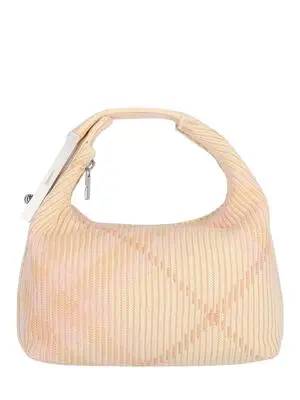 Burberry Check Pattern Zipped Tote Bag - Fruit Dew Color
