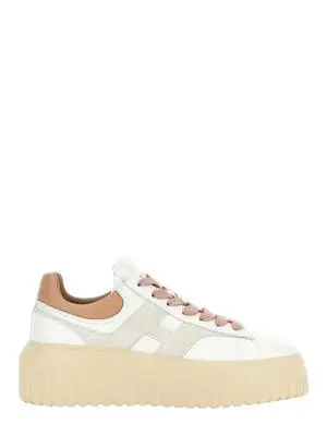 Hogan Platform Sneakers - Nude