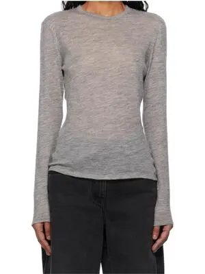 THE ROW Long-sleeved Sweater - Gray