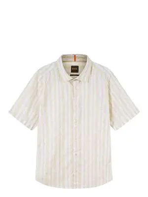 Hugo Boss Orange Series Short-sleeved Shirts - White