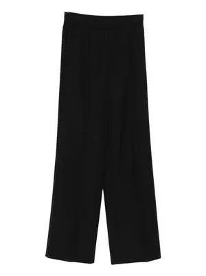 Dolce & Gabbana Wide Leg Trousers - Black