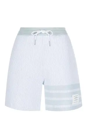 Thom Browne 4-bar Track Shorts - Light Blue