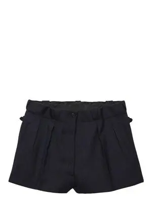 Prada Chevron Pleated Shorts - Blue
