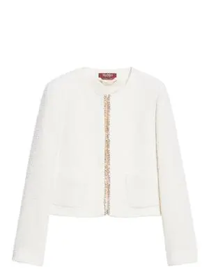 Max Mara Embellished Jacket - Ivory