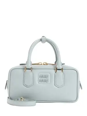 Miu Miu Miu Miu Arcadie Zipped Tote Bag Green