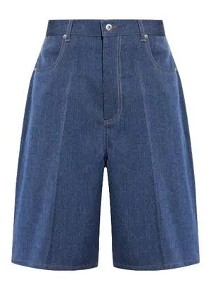 Bottega Veneta Knee-length Denim Shorts - Blue