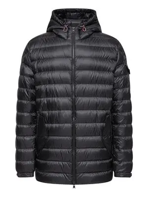 Moncler Oahu Hooded Short Padded Jacket - Black
