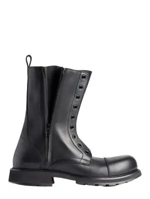 Balenciaga Truck Lace-up Boots - Black