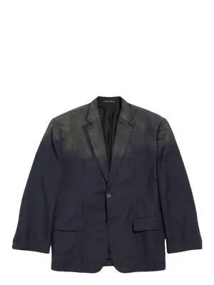 BALENCIAGA Balenciaga Distressed Detailed Oversized Blazer