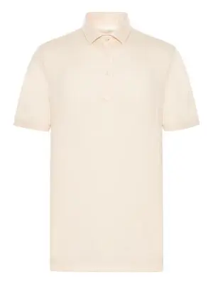 Brunello Cucinelli Brunello Cucinelli Casual Style Polo Shirt Apricot