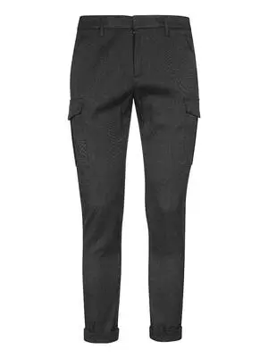 DONDUP Turn-up Hem Cargo Pants - Black