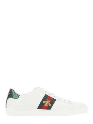 Gucci Ace Embroidered Sneakers - White