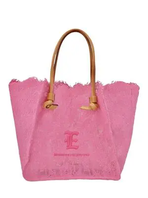 Ermanno Scervino Ermanno Scervino Lace Tote Bag Pink