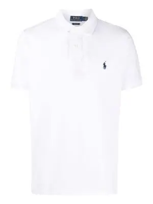 Polo Ralph Lauren Logo Embroidered Piqué Polo Shirt - No