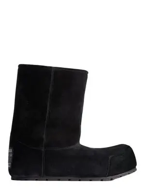 Balenciaga Dumbo Suede Boots - Black