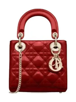 Dior Lady Mini Bag - Red