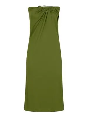 CHRISTOPHER ESBER Christopher Esber Ribbed Gathered Skirt