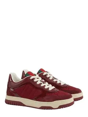 Gucci Panelled Low-top Sneakers - Red