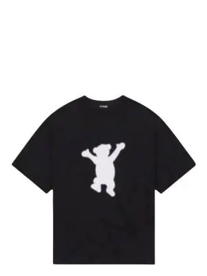 We11Done Teddy Bear Print T-shirt - Black
