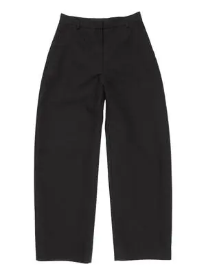 Acne Studios Pleated Wide-leg Trousers - Black