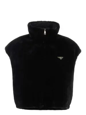 Prada Triangle-logo Gilet - No