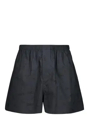 Balenciaga Bb Icon Pyjama Shorts - Dark Grey