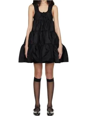 Cecilie Bahnsen Aino Mini Dress - Black