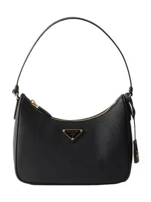 Prada Zippered Handbag - Black