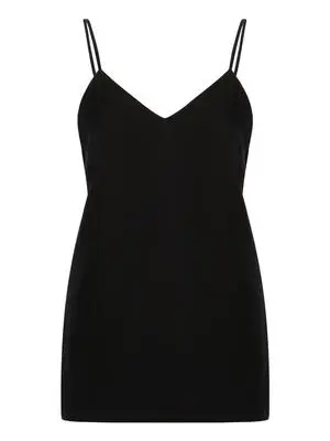 TOTEME V-neck Sleeveless Tank Top - Black
