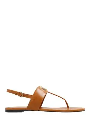 Tory Burch Eleanor T-strap Sandals - Brown