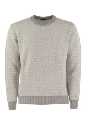 Kiton Knitted Crewneck Jumper - Gray