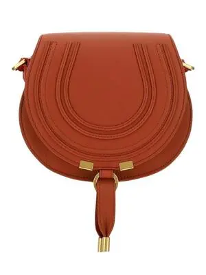 Chloé Logo Shoulder Bag - Sunset Brown