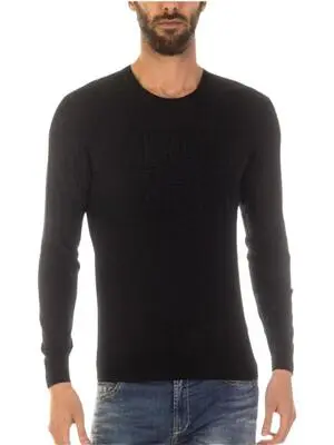 Emporio Armani Logo Pullover - Black