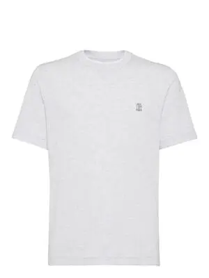 Brunello Cucinelli Brunello Cucinelli Logo Embroidered Layered T-Shirt No