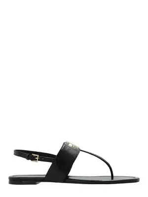 Tory Burch Eleanor Pinch Toe Sandals - Black