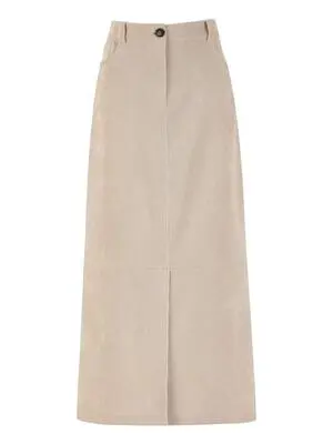 D.EXTERIOR D.Exterior Belted Midi Skirt